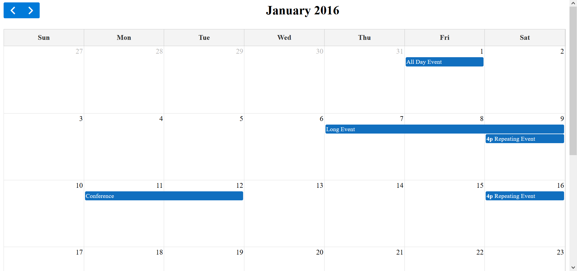 FullCalendar documentation improvements · Issue #7719 · primefaces/primeng · GitHub