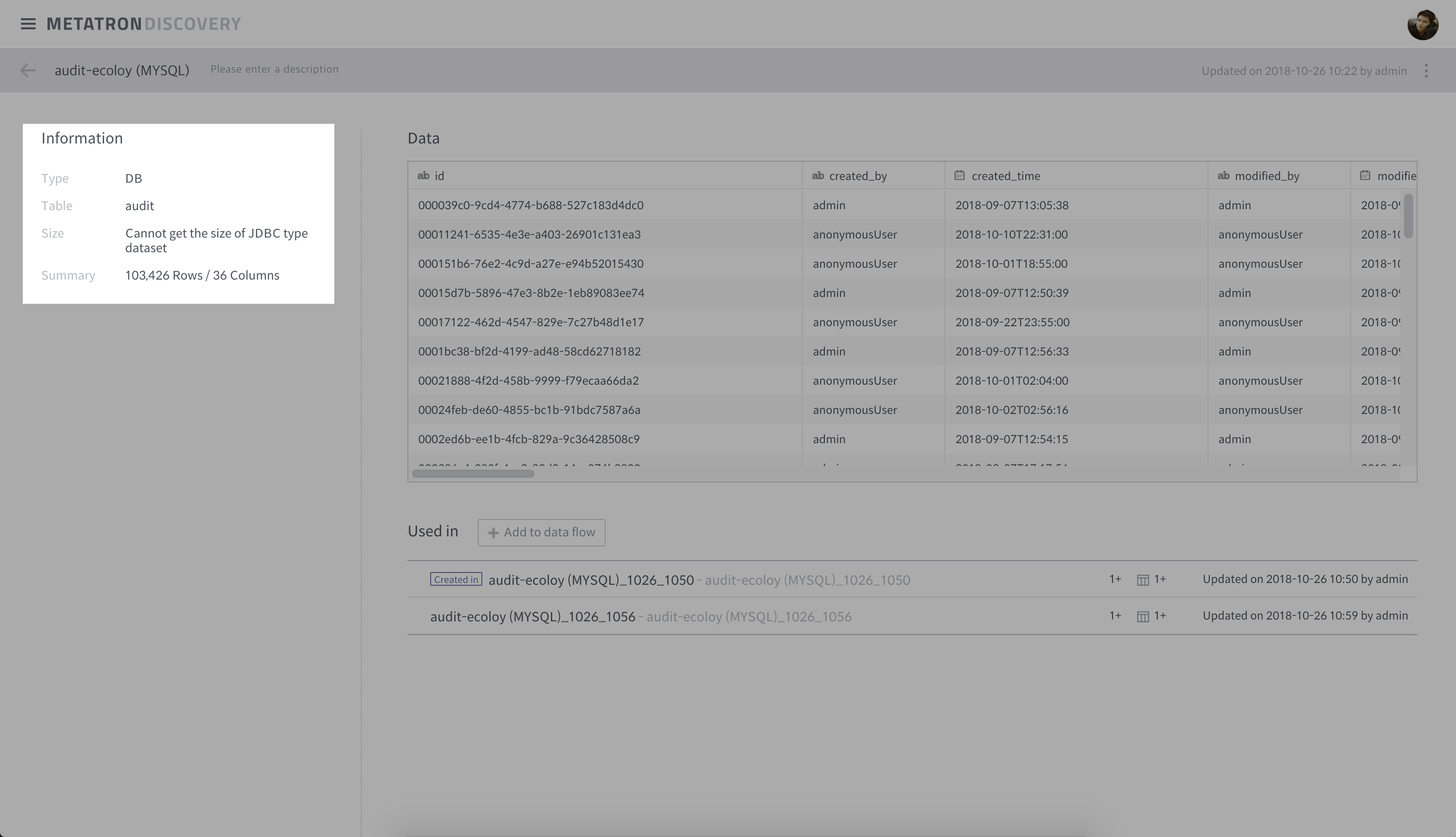 Information of the same dataset are different on two pages · Issue #553 · metatron-app/metatron ...