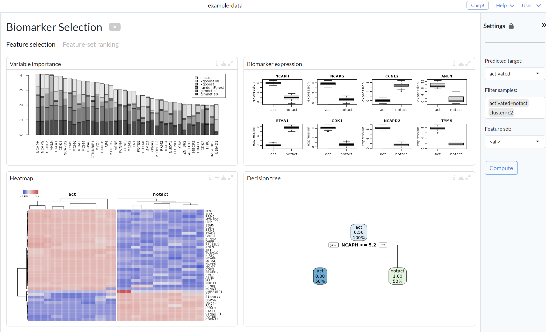 Find Biomarkers Module not working in v3.2.21-master230808 · Issue #630 · bigomics ...