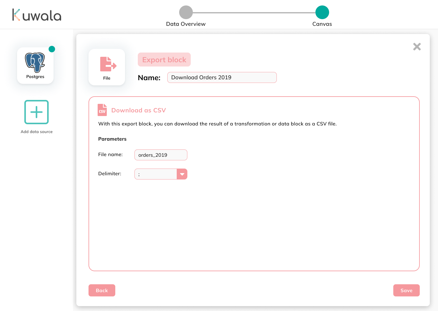 Save result data set as CSV · Issue #89 · kuwala-io/kuwala · GitHub