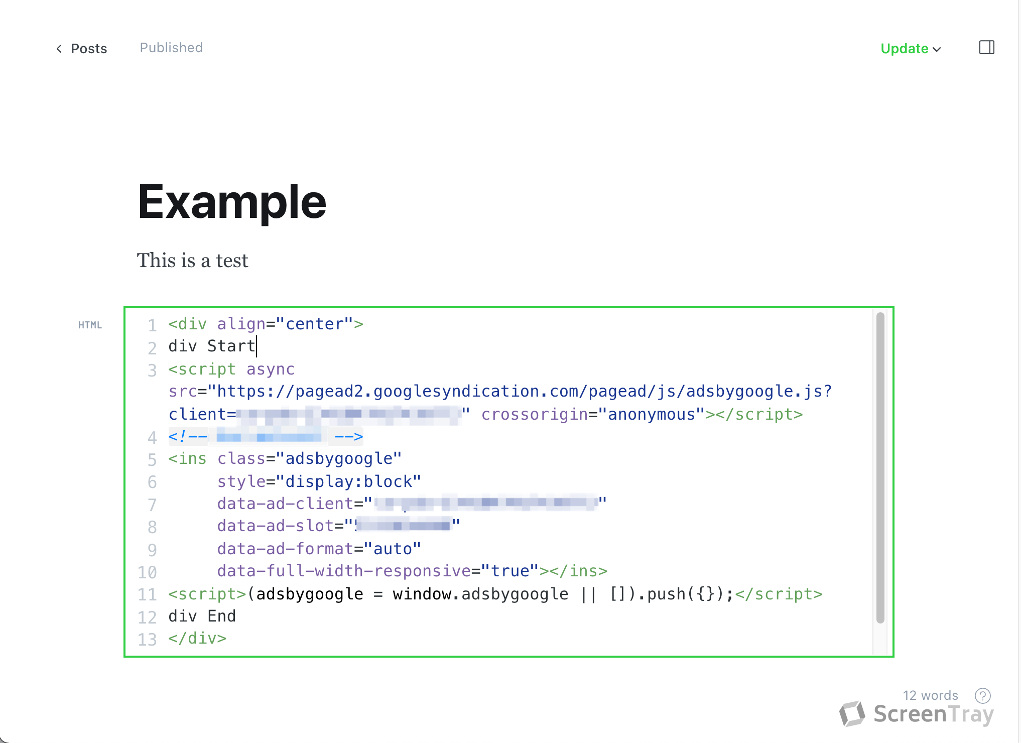 adsense integration · Issue #13981 · TryGhost/Ghost · GitHub