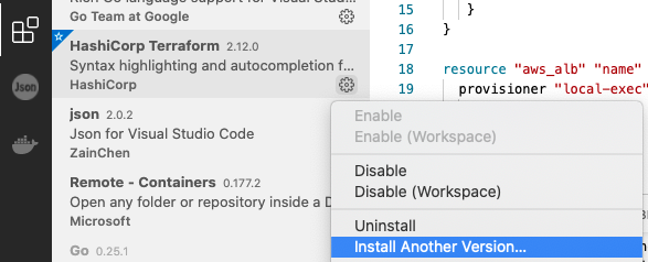 Duplicate results for the same document · Issue #662 · hashicorp/vscode-terraform · GitHub