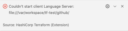 Return human-friendly error when LS is not found · Issue #681 · hashicorp/vscode-terraform · GitHub