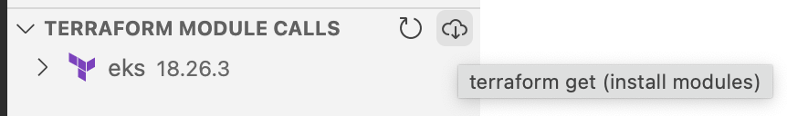 Introduce `terraform Get` Button To Module Calls View · Issue 1173 · Hashicorp Vscode Terraform