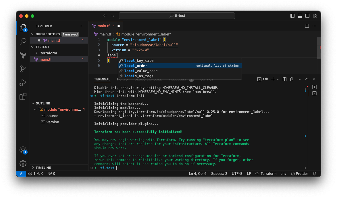 Module inputs rendered as invalid for Registry module · Issue #1582 · hashicorp/vscode-terraform ...