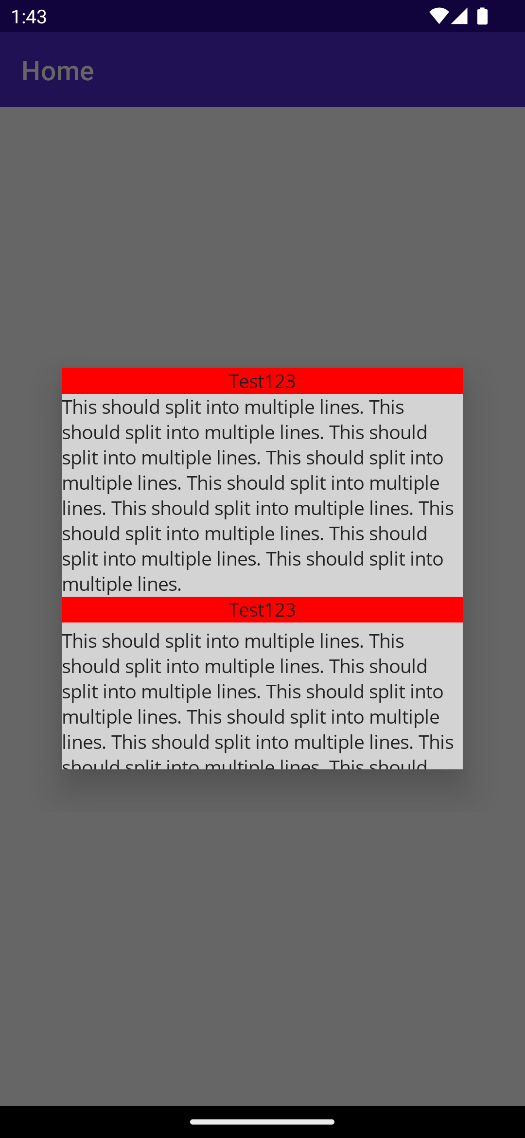 [BUG] Android popup. Layout breaks if data is populated after the popup is shown. · Issue #1423 ...