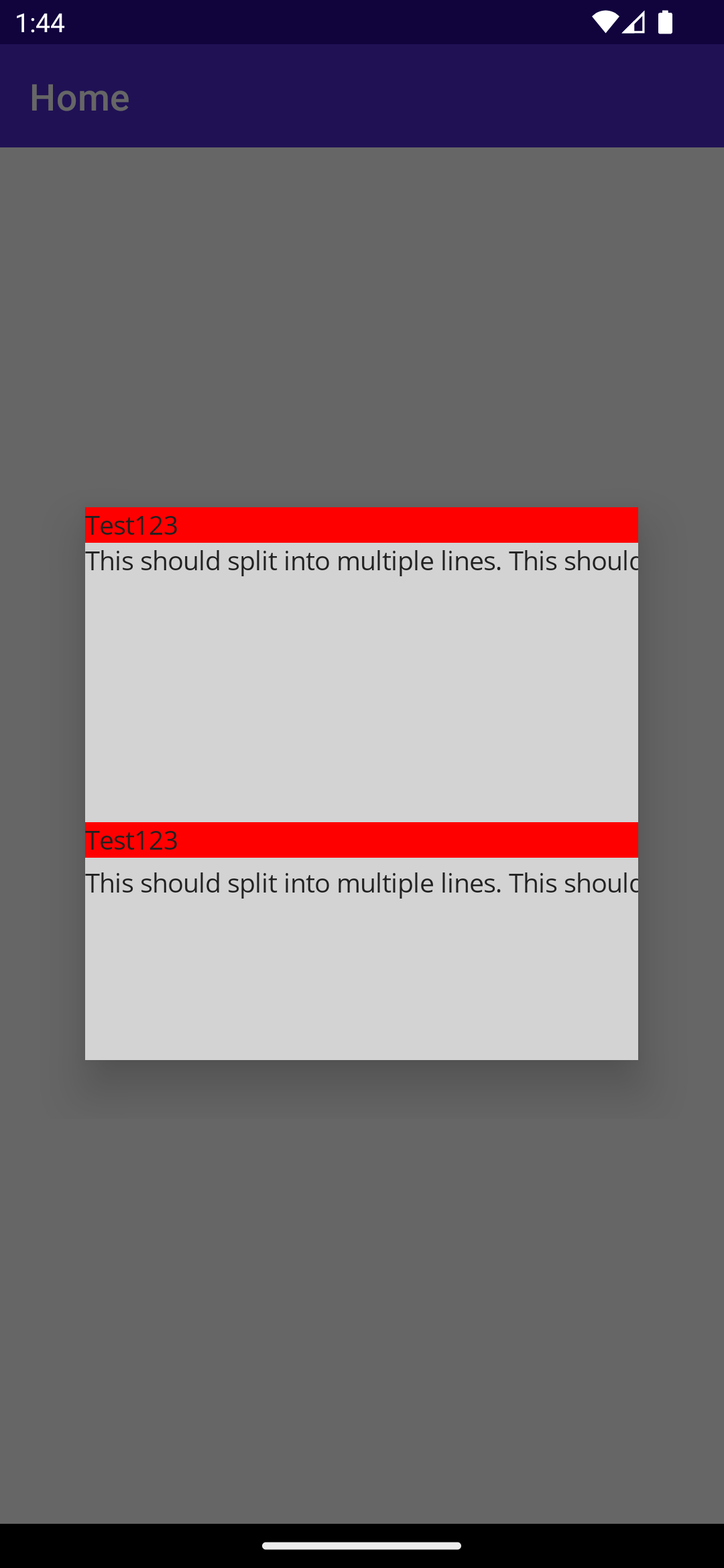 [BUG] Android popup. Layout breaks if data is populated after the popup is shown. · Issue #1423 ...