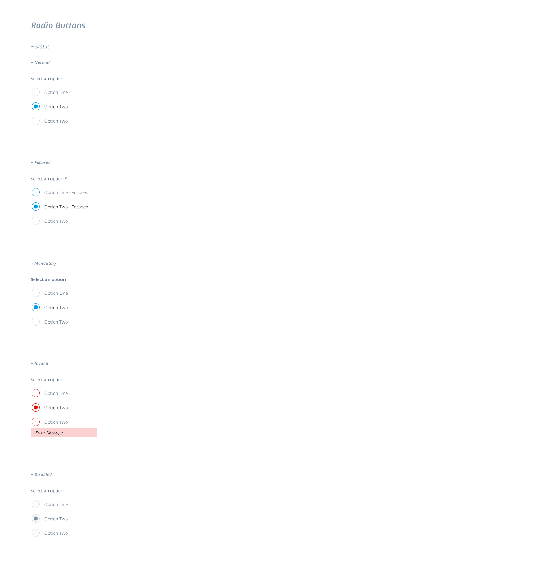 Design Radio buttons · Issue #802 · SAP-archive/techne · GitHub