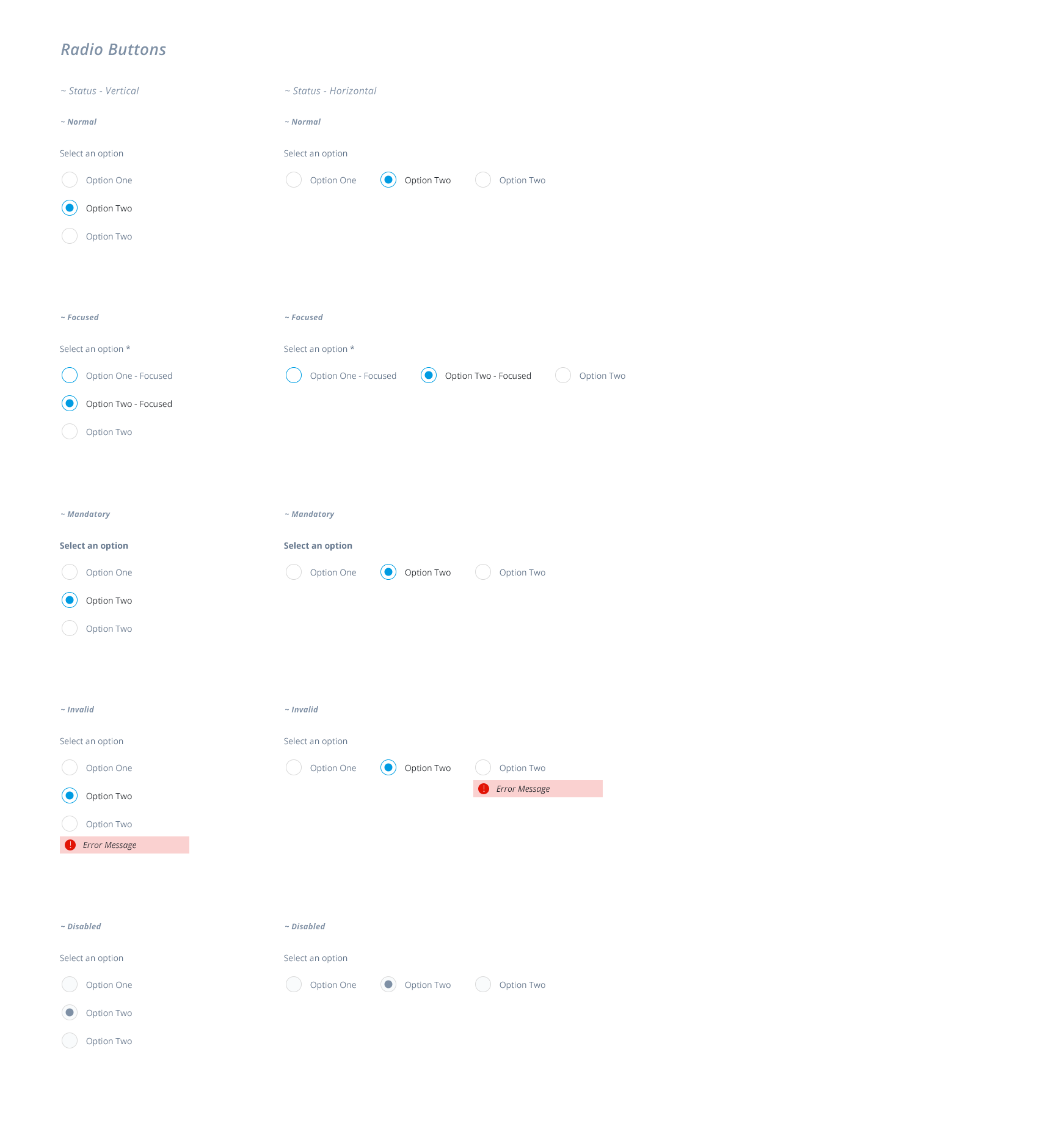 Design Radio buttons · Issue #802 · SAP-archive/techne · GitHub