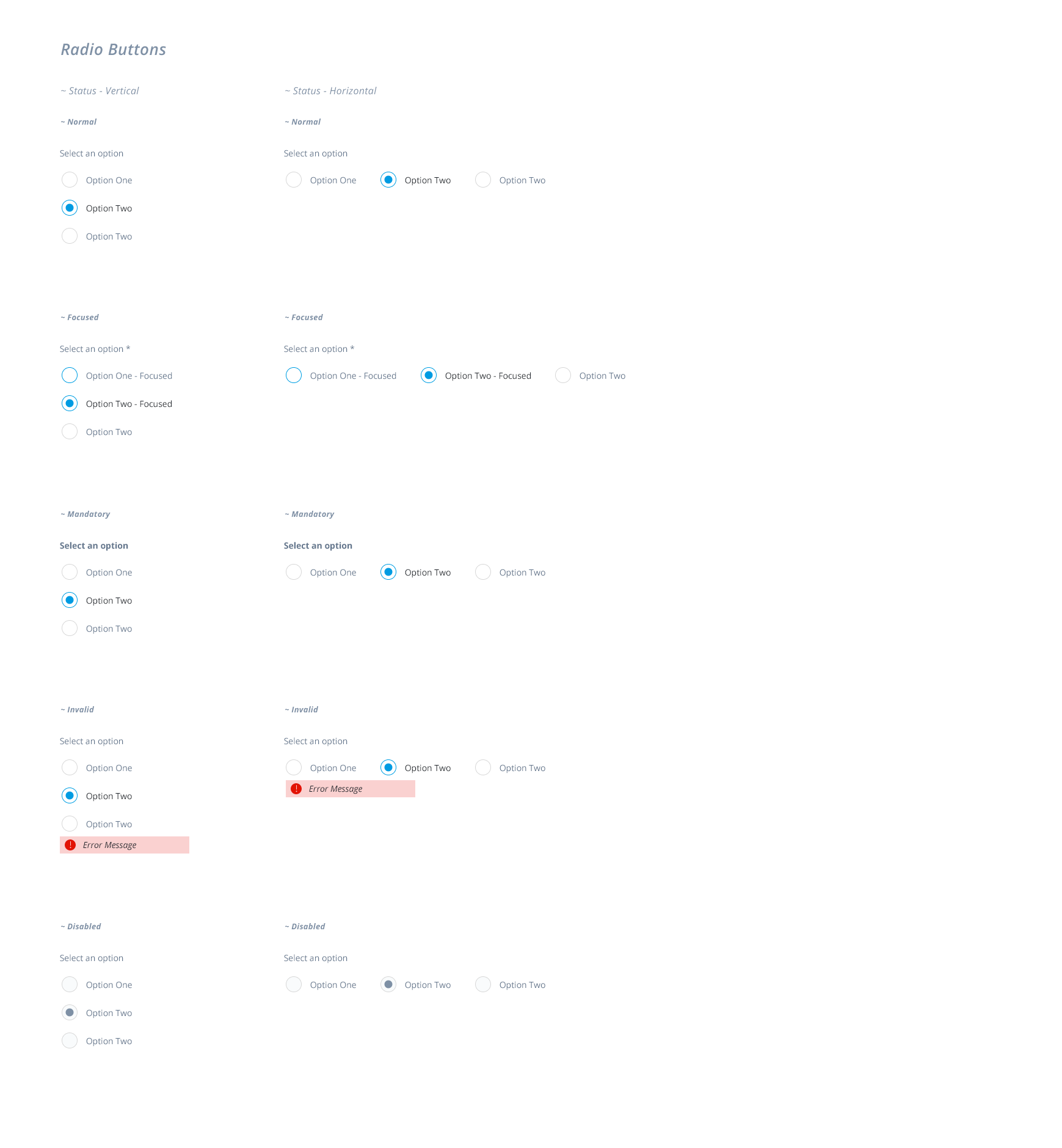 Design Radio buttons · Issue #802 · SAP-archive/techne · GitHub