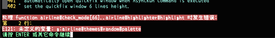 using random theme raise errors occur occasionally · Issue #2362 · vim-airline/vim-airline · GitHub
