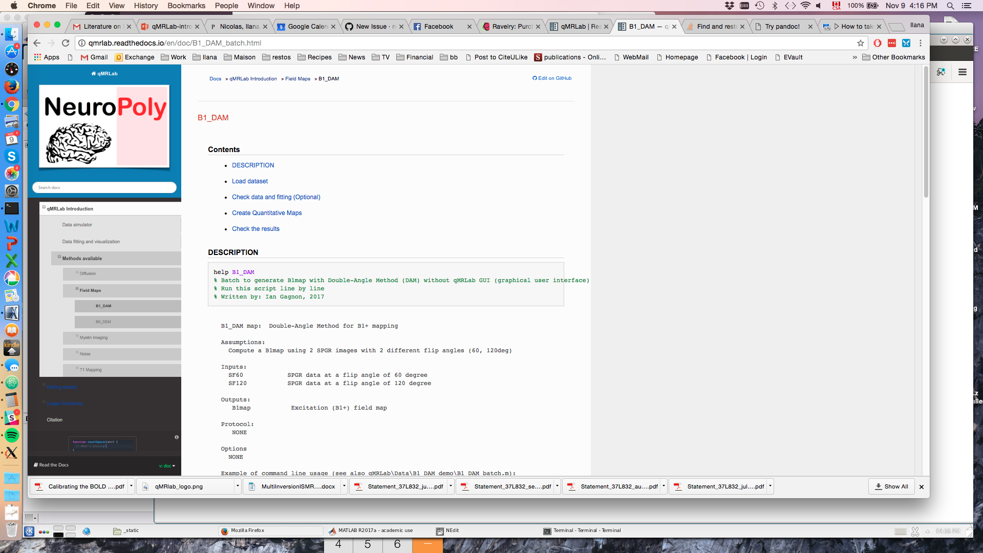[DOC] font of and style of menu changes for batch examples · Issue #109 · qMRLab/qMRLab · GitHub