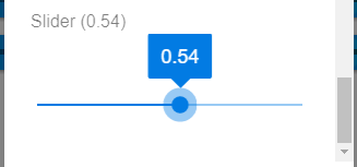 [bug] Slider inside Dialog with step