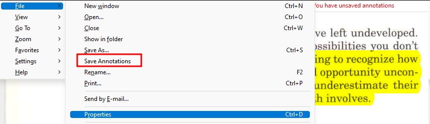 Feature request: keyboard shortcut for Save Annotations · Issue #2169 · sumatrapdfreader ...
