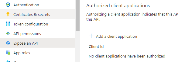 Does application registration support `Authorized client applications` in Azure B2C? · Issue ...