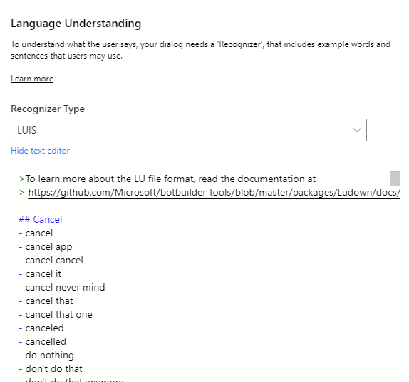 Provide A Linkbutton To User Input Editor External Editor For Lu · Issue 1660 · Microsoft 