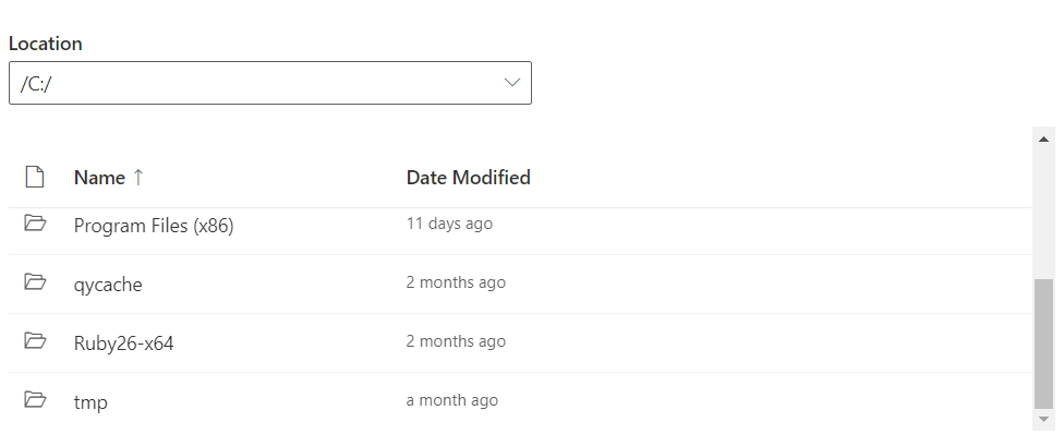 Can't navigate to Users folder in Open · Issue #2447 · microsoft ...