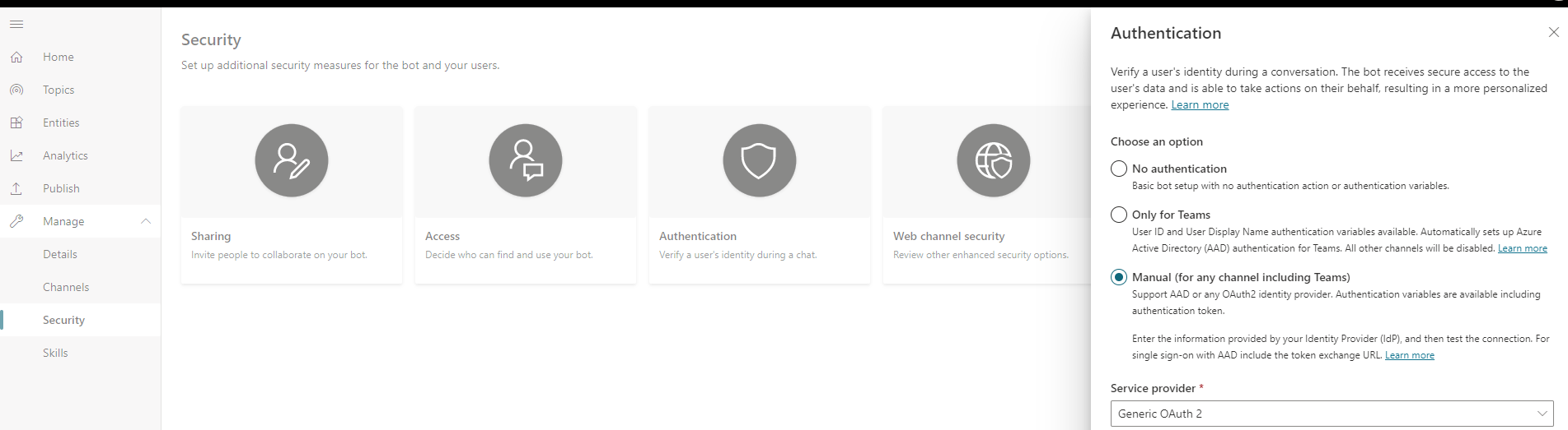 [Authentication] UI has changed and Generic OAuth 2 may not use same ...