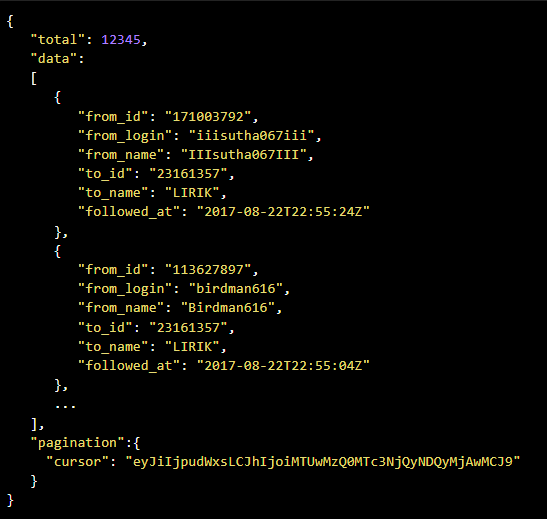 Pls change Get Users Follows · Issue #1075 · TwitchLib/TwitchLib · GitHub