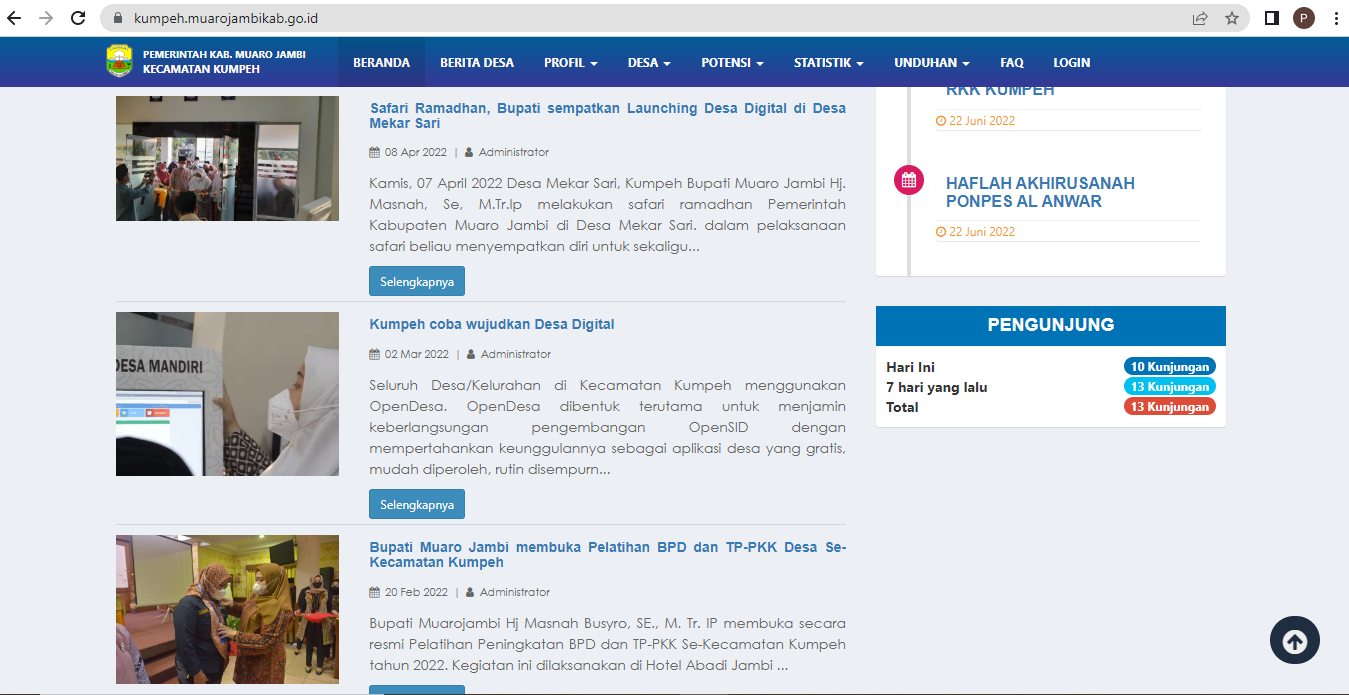 Statistik Kunjungan gak bertambah · Issue #441 · OpenSID/OpenDK · GitHub