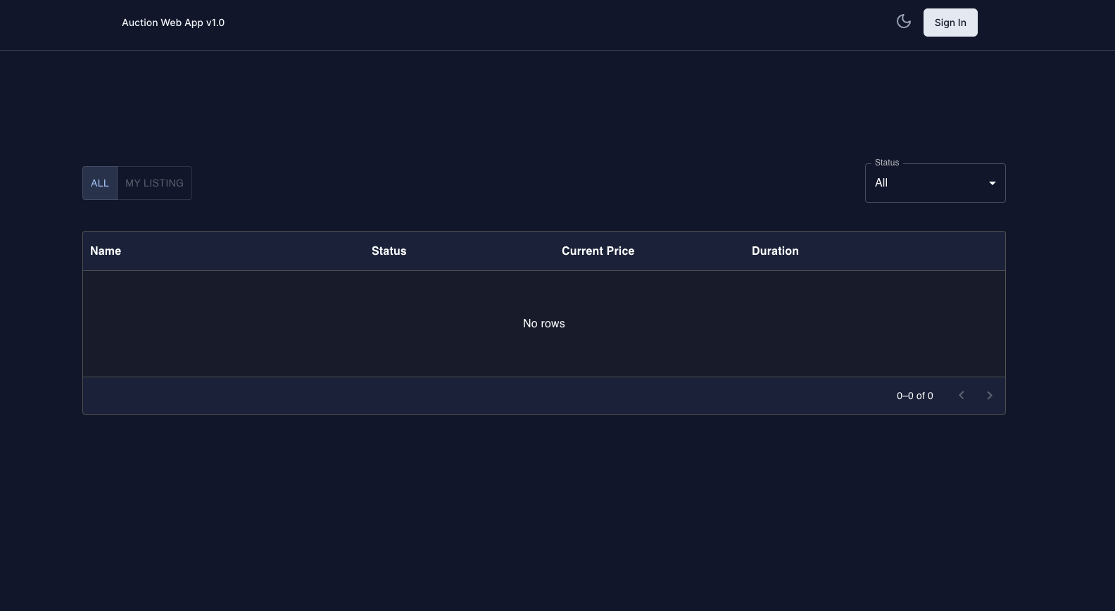 GitHub - jaymendez/auction-app