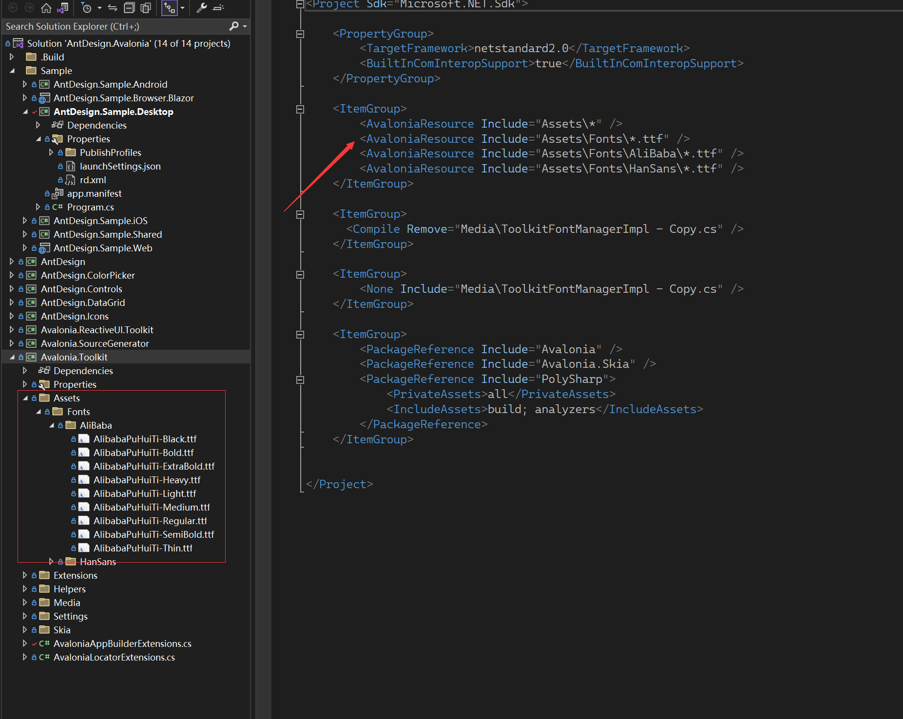 [FontFamily] Custom FontFamily not work when publish nativeaot · AvaloniaUI Avalonia ...