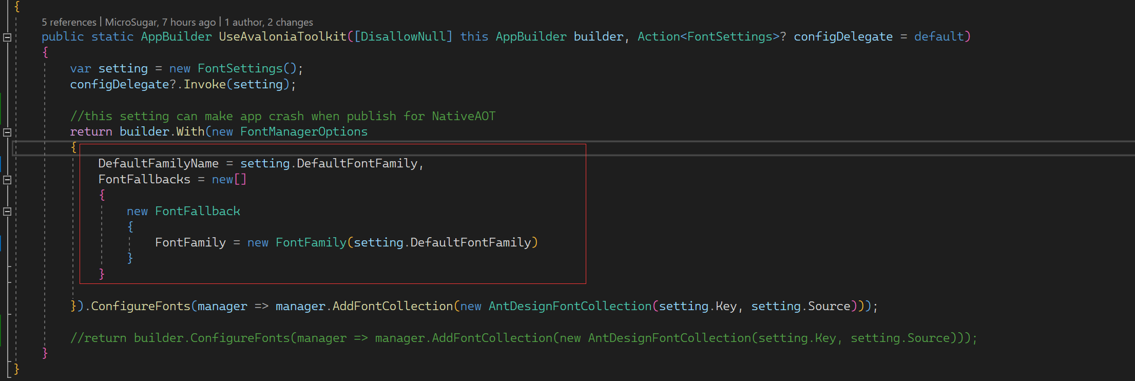 [FontFamily] Custom FontFamily not work when publish nativeaot · Issue #10975 · AvaloniaUI ...