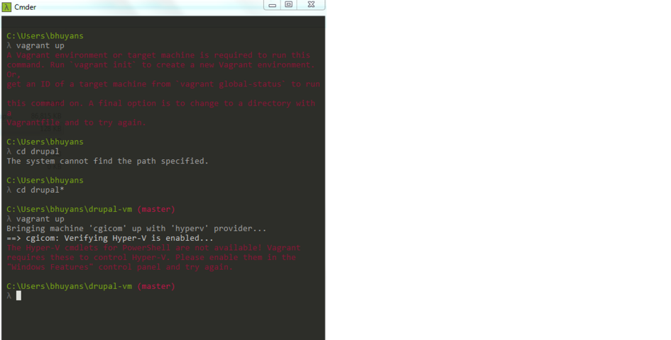 Hyper-V issue · Issue #1596 · geerlingguy/drupal-vm · GitHub