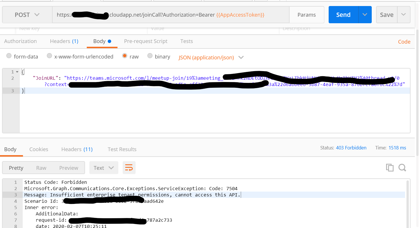 Audio Video Playback bot - Insufficient Enterprise Tenant permissions · Issue #169 ...