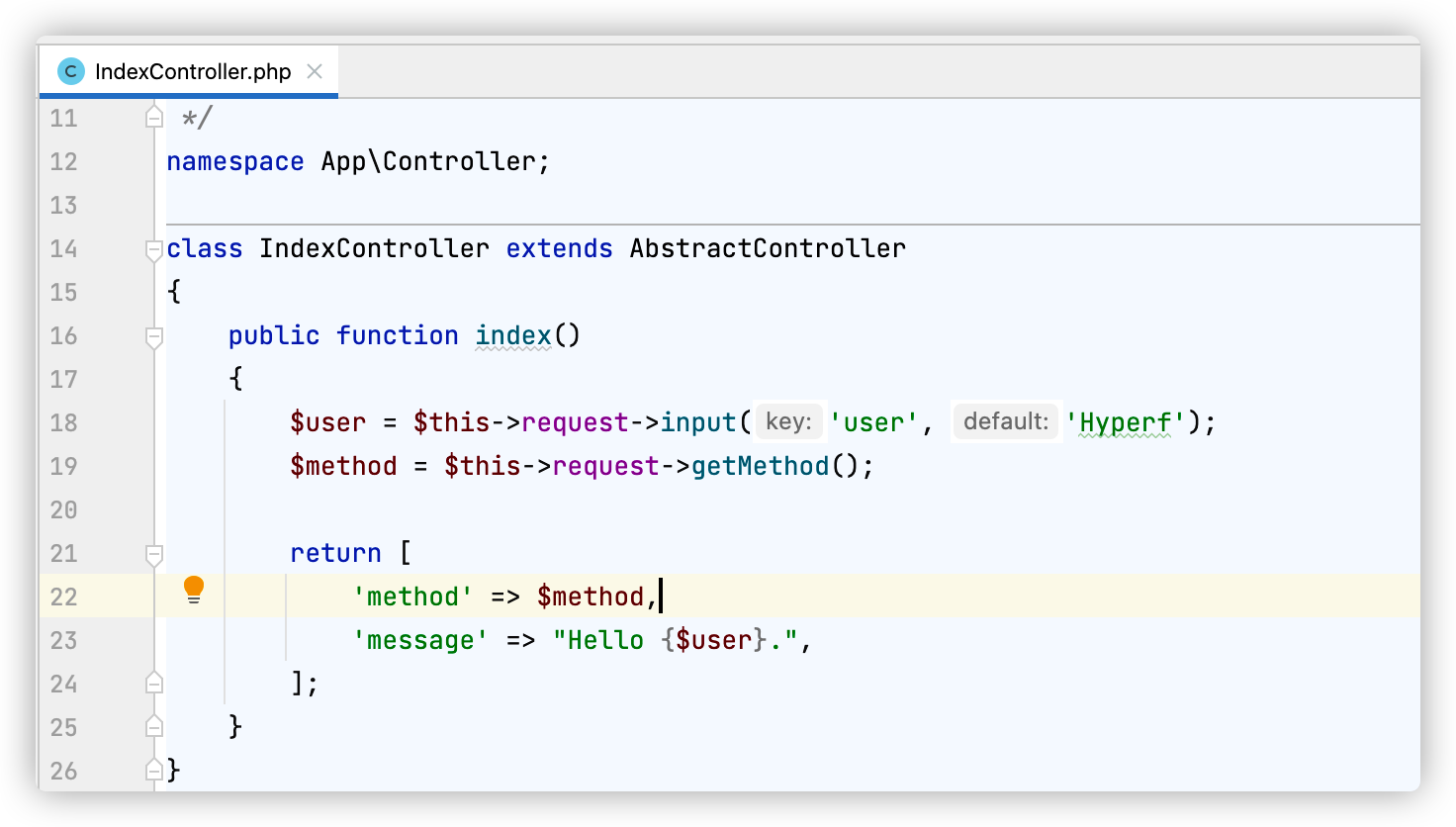 [QUESTION] Call to a member function input() on null · Issue #4470 · hyperf/hyperf · GitHub