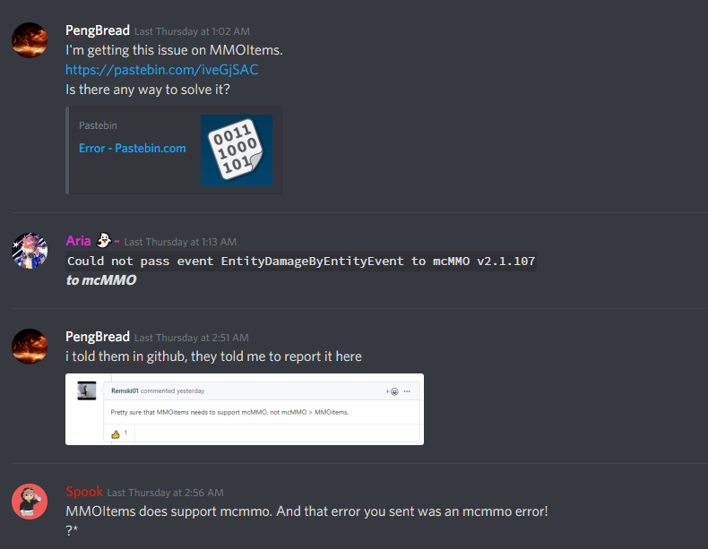 mcMMO throws an exception when 3rd party plugins damage players in damage events · Issue #4069 ...