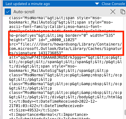 [Outlook for Mac] Get wrong signature src when using makeEwsRequestAsync · Issue #3055 ...