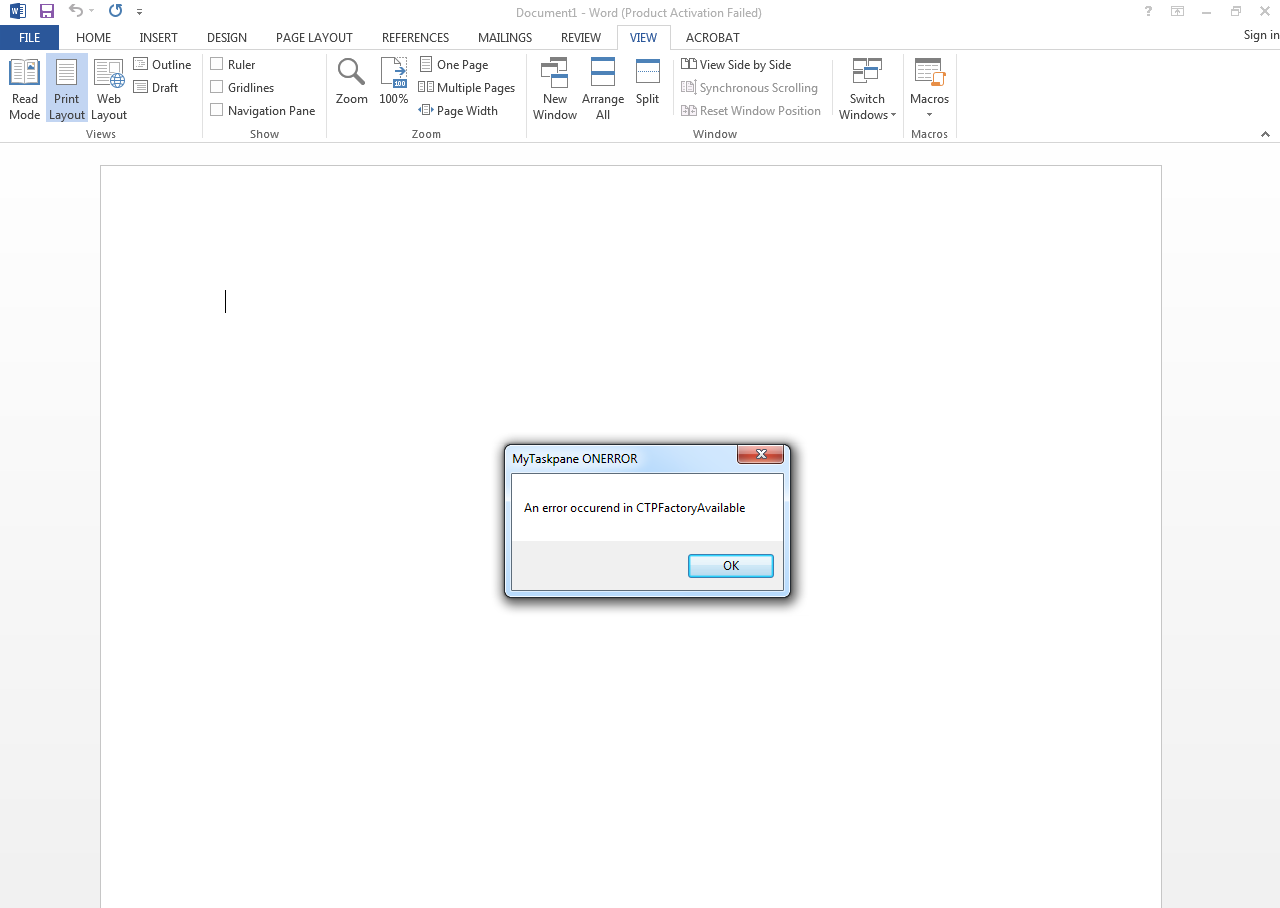 Deploying Custom Taskpane in other computer · Issue #173 · NetOfficeFw/NetOffice · GitHub