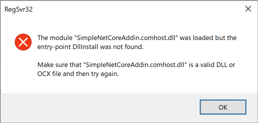 [ComRegisterFunction]/[ComUnregisterFunction] decorated public static methods do not run during ...