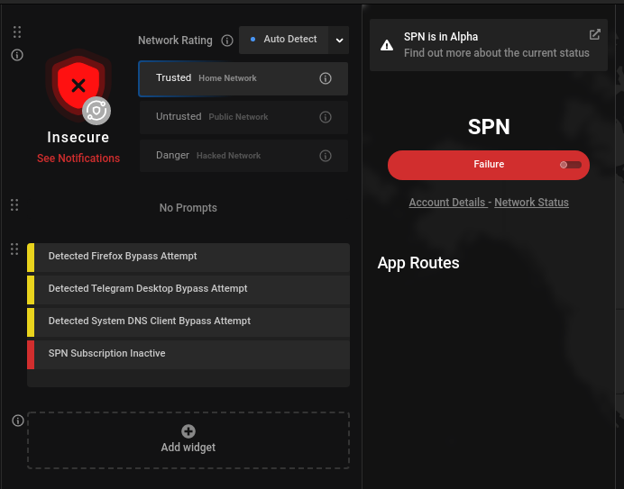 When SPN subscription is not active the portmaster breaks after ...