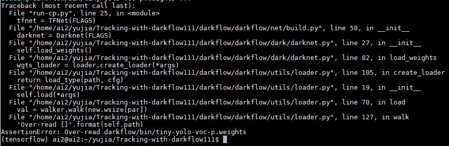 Assertion error: over-read yolo.weights · Issue #107 · thtrieu/darkflow · GitHub