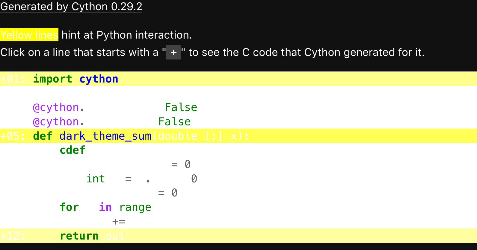 dark theme: cython annotation invisible · Issue #5909 · jupyterlab ...