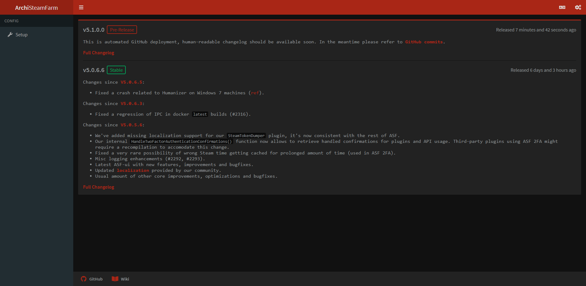 ASF-ui doesn't redirect to Setup page properly · Issue #1399 · JustArchiNET/ASF-ui · GitHub