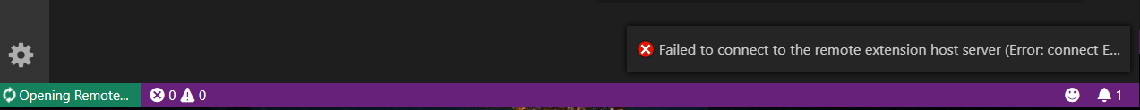 Failed to connect to the remote extension host server · Issue #645 · microsoft/vscode-remote ...