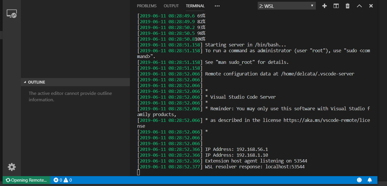 Failed to connect to the remote extension host server · Issue #645 · microsoft/vscode-remote ...