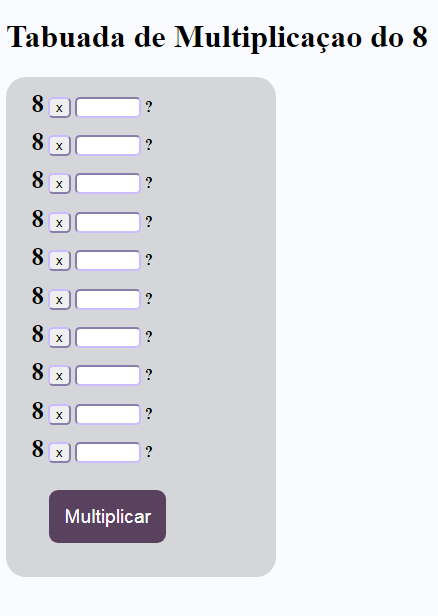 GitHub - joaogabrielbrasil/tabuada-de-multiplicacao-do-8