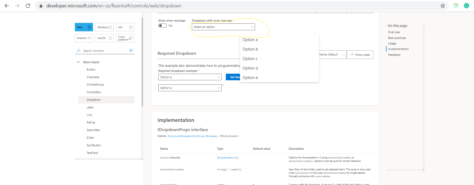 Menus of the dropdown misplaced from their position after zoom property sets to 80%. · Issue ...