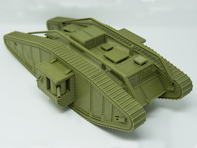 GitHub - AnzorAslanukov/Tank_1-24_Scale_WW1_British_Landship: This model tank can be assembled ...