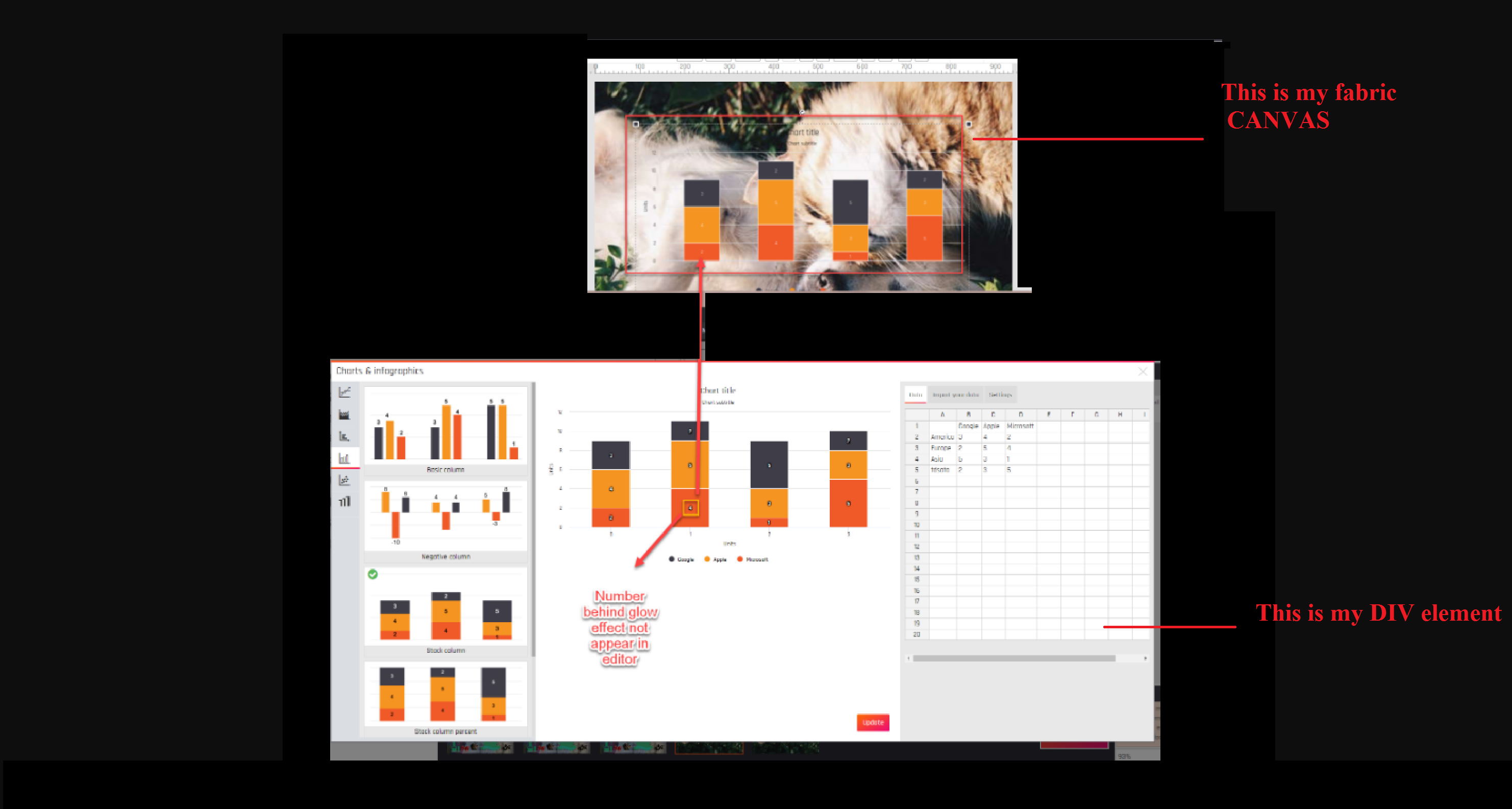 Stroke can't be applied for labels in Stack column Charts · Issue #5418 ...