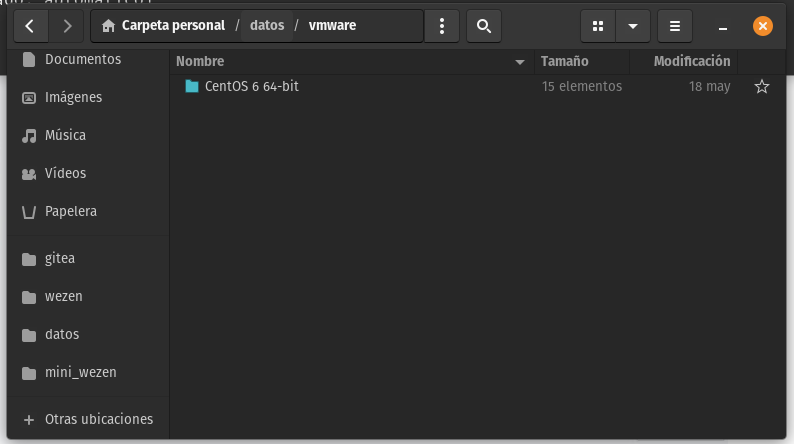Issue on navigation bar of Files application, appears wrong rectangle at the beginning of the ...