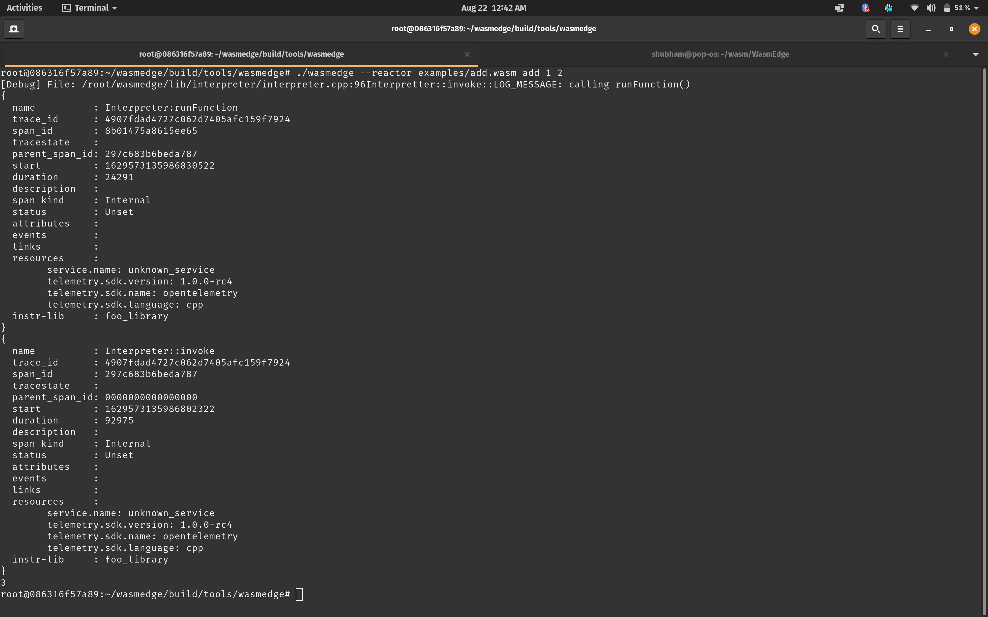 [Challenge] Add OpenTelemetry logging · Issue #365 · WasmEdge/WasmEdge · GitHub
