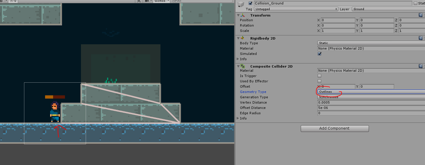 Composite collider weird behavior · Issue #108 · Seanba/SuperTiled2Unity · GitHub
