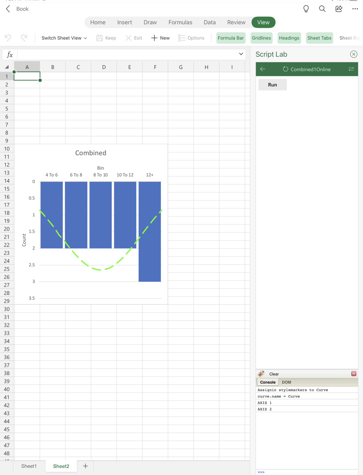 Charts functions issues on iPad - axis min/max, markers, ticks, second axis, reversePlotOrder ...