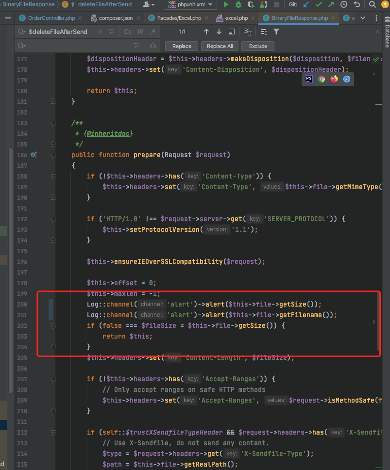 [Bug]: SplFileInfo::getSize(): stat failed for \/www\/gm-api\/storage\/framework\/cache\/laravel ...