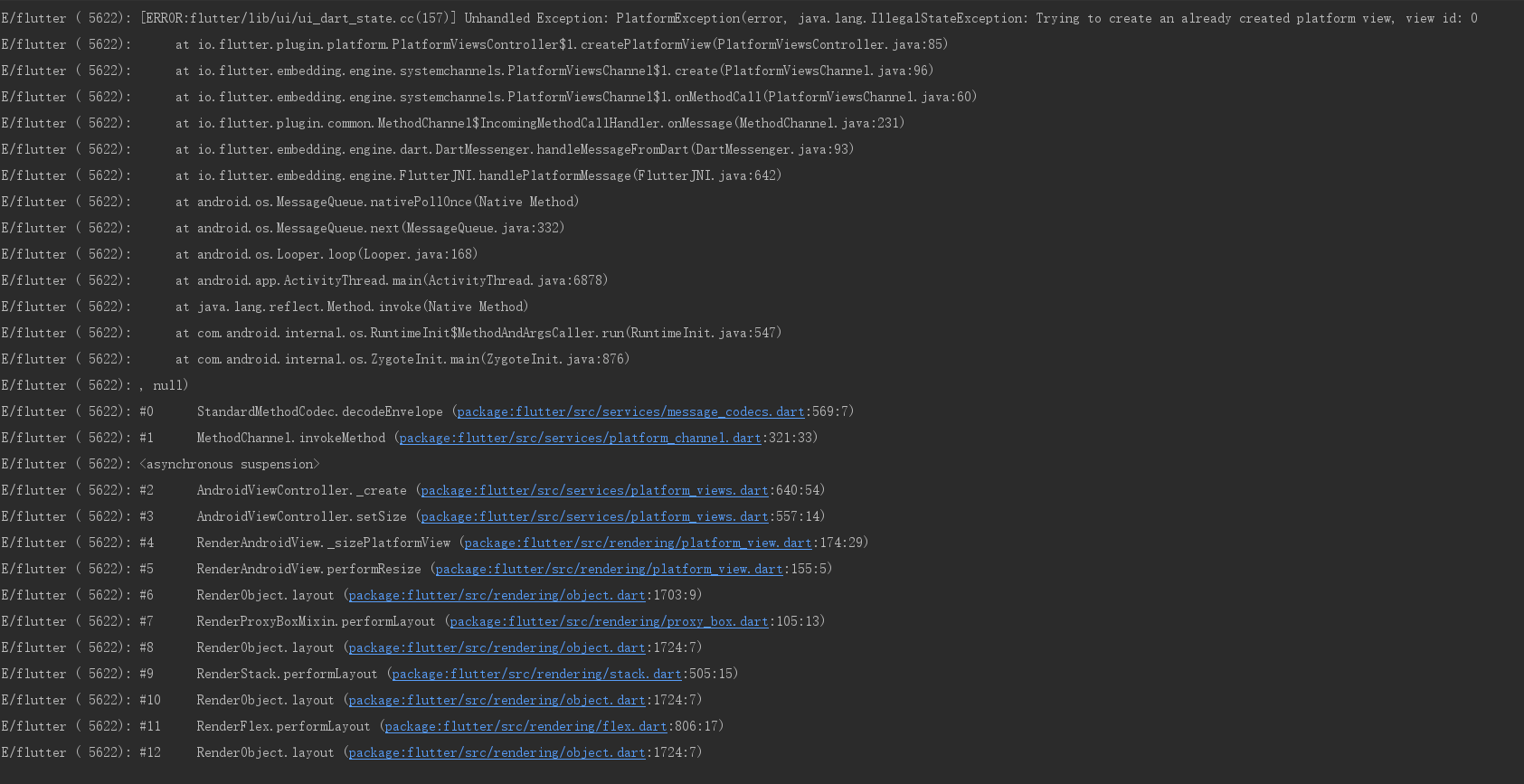 Trying To Create An Already Created Platform · Issue 47862 · Flutterflutter · Github 